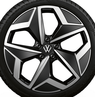 Original VW ID3 Alufelge 19Zoll Design"Andoya" schwarz glanz 1 Stück ...